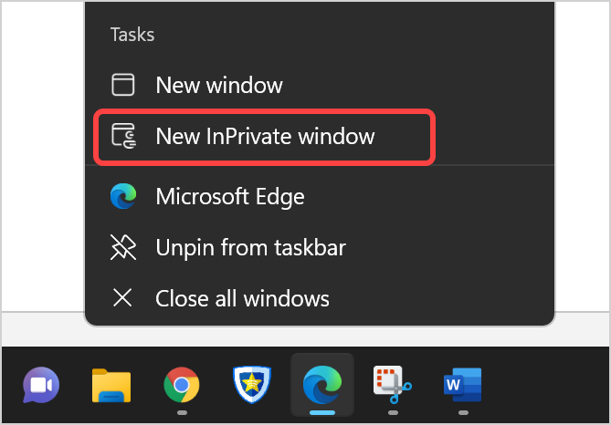 如何以InPrivate模式打开Microsoft Edge - INFOXIAO