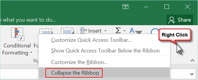 How to show or hide the Excel ribbon in Windows and Mac - INFOXIAO