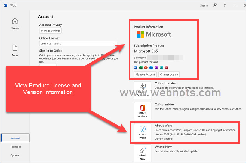 查找Microsoft Office版本的方法 - INFOXIAO