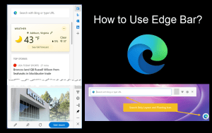 如何在Microsoft Edge中使用Edge Bar - INFOXIAO