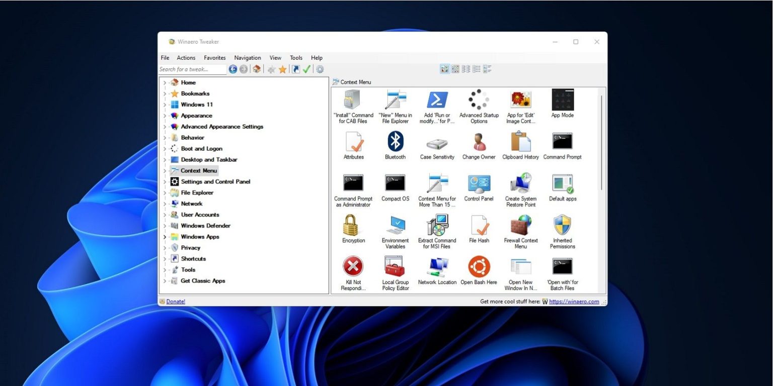 使用Winaero Tweaker自定义Windows 11的8种方法 - INFOXIAO