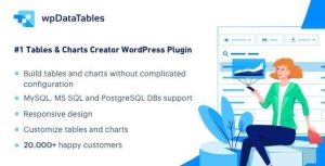 WordPress Table and Chart Manager WpDataTables v7.3.1 +Addons - INFOXIAO