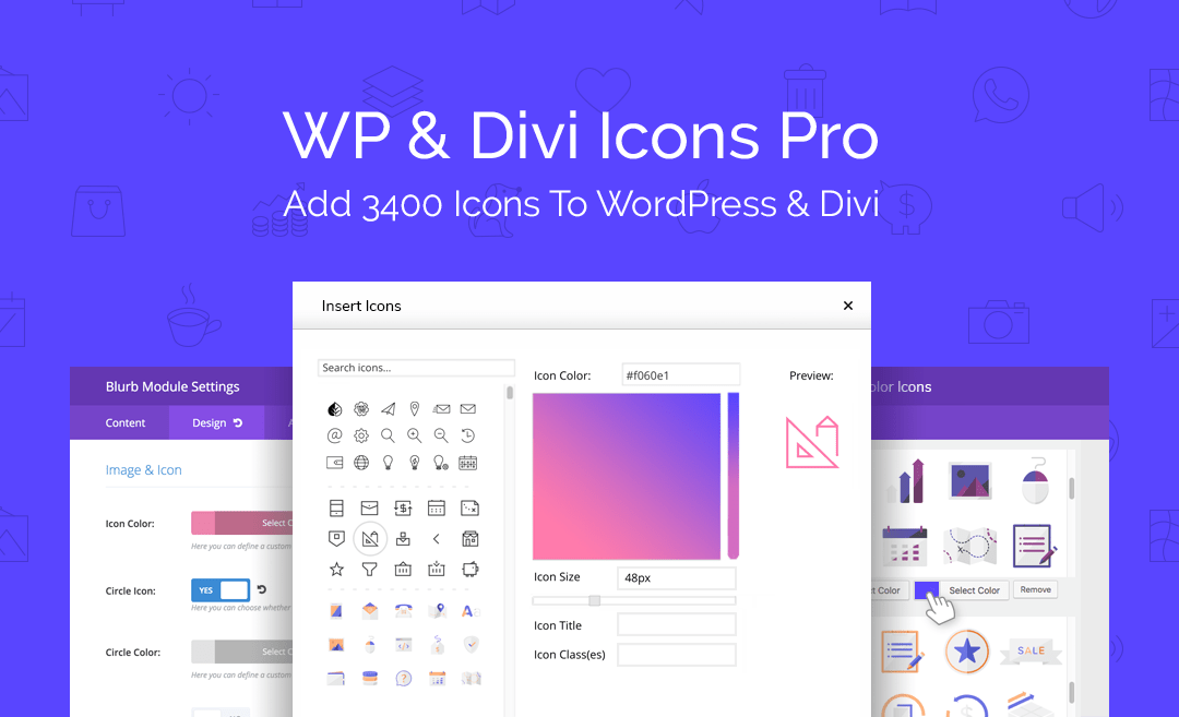 Custom Design Icon Plugin WP and Divi Icons Pro v2.0.9 - INFOXIAO
