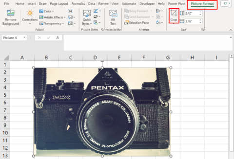6 Ways to Crop Images in Microsoft Excel - INFOXIAO