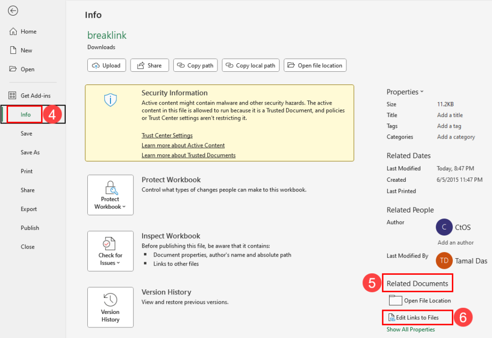 在Microsoft Excel中断开链接的7种方法 - INFOXIAO