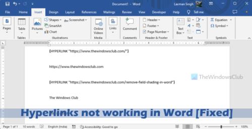 Fix Hyperlink Not Working in Word - INFOXIAO