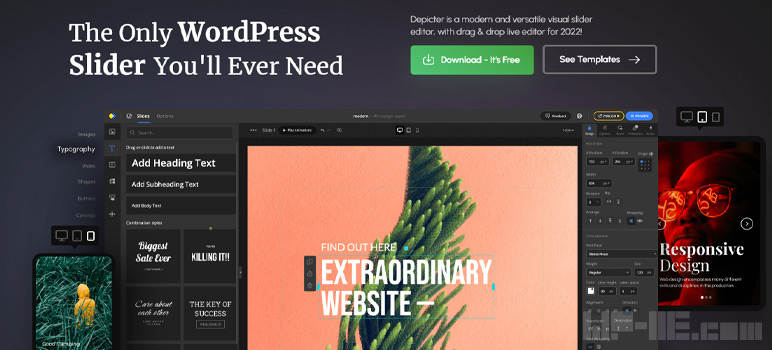 WordPress Visual Slider Editor Plugin Depicter v3.6.1 - INFOXIAO